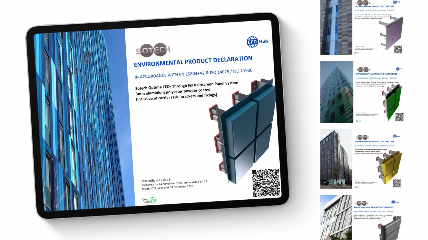 Sotech Leads Industry with Full System EPDs - Sotech Optima