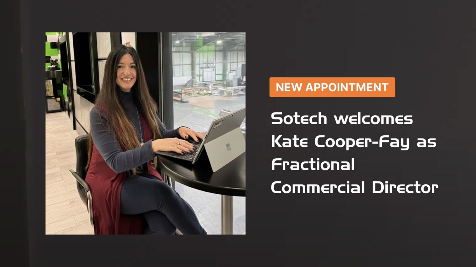 Appointment of Kate Cooper-Fay - Sotech Optima