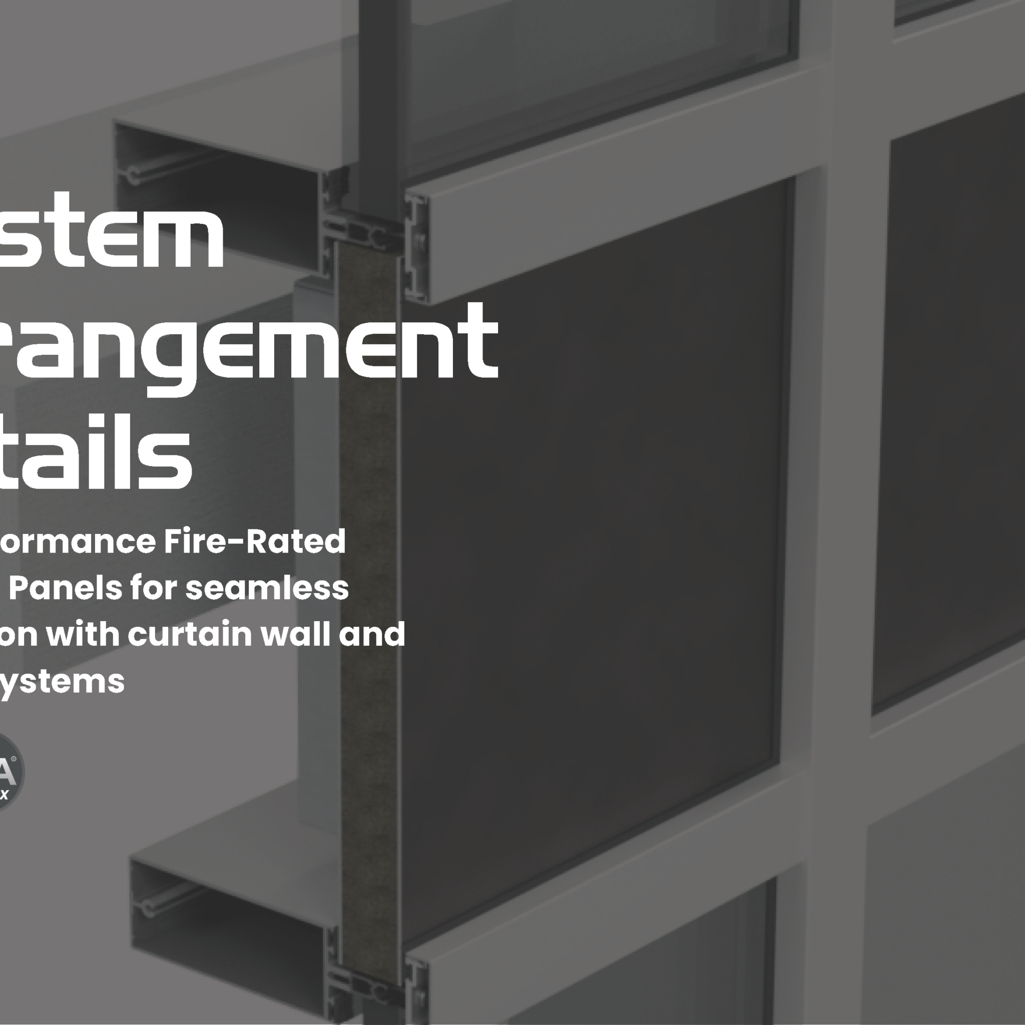 Optima Vertex Spandrel Panels - Fire-Rated Curtain Wall Panels